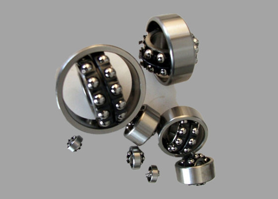 Cylindrical Bore Steel Cage Stainless Steel Self Aligning Ball Bearing 15*35*11