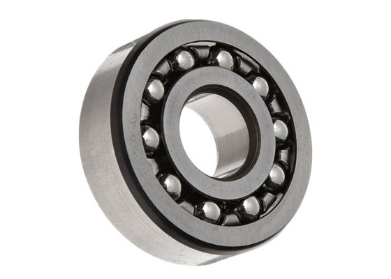 Bronze Cage Cylindrical Bore Steel Self Aligning Ball Bearing Single Row