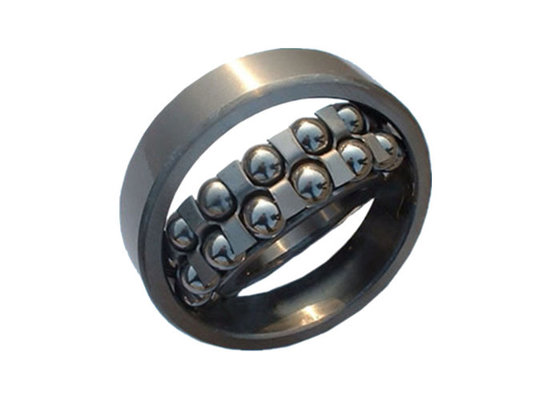 Double Row Steel Cage Self Aligning Ball Bearing Support Chrome / Carbon steel