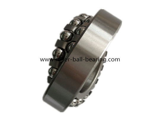 Stainless Steel Taper Bore Steel Cage Double Row Self Aligning Ball Bearing