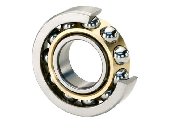 Three Joint Angular Contact Ball Bearing Single Row Steel Cage