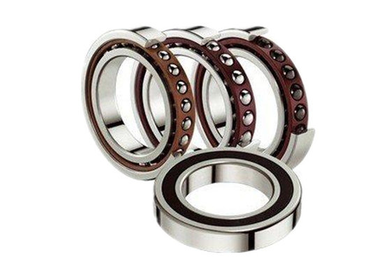 Bulged Outside Ring Single Row Angular Contact Ball Bearing with Rubber Cage
