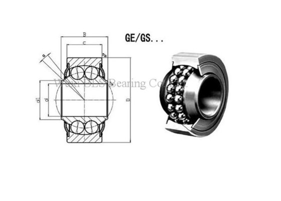 GE55ES Radial Spherical Plain Bearing Rod End Support C0 C2 C3 C4 C5 Clearance