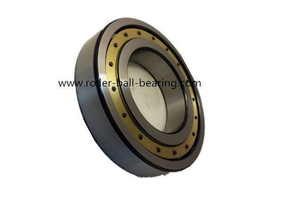 Double Lock Ring Cylindrical Roller Bearing , Steel Electric Motor Bearings