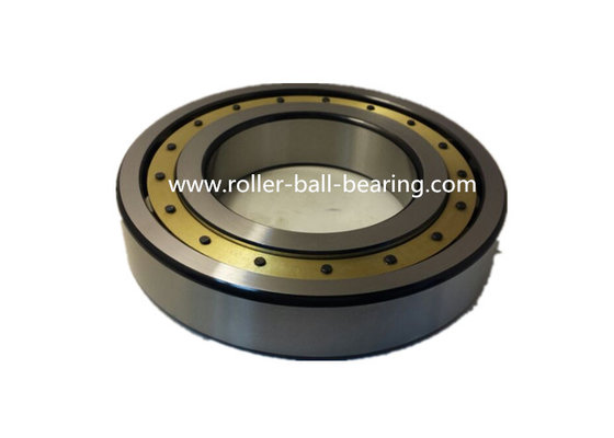 2RS Seals Single Row Roller Bearing Steel Outside With Stop Groove NJ314V