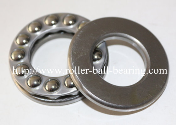 Single Row Thrust Ball Bearing  51305 Bearing Steel Stainless Steel , 25*52*18mm