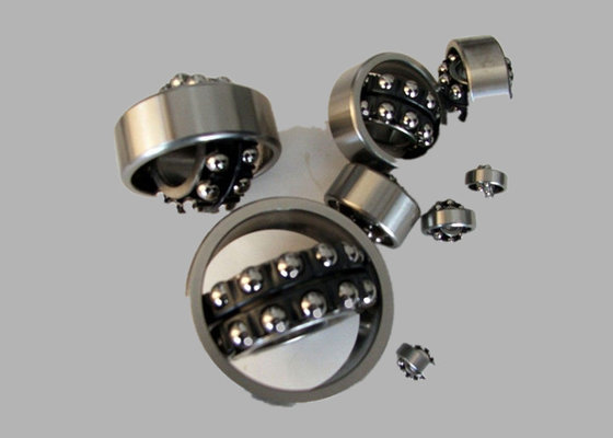 Stainless Steel Ball Bearings , Cylindrical Bore Self Aligning Bearing