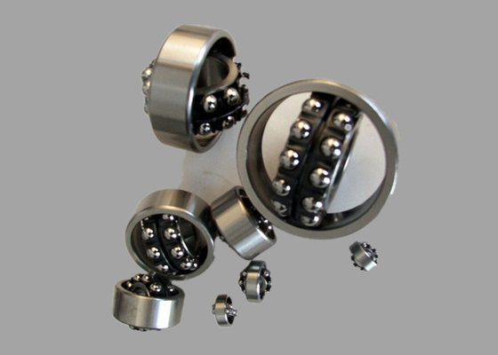 Cylindrical Bore Steel Cage Bearing Steel Self Aligning Ball Bearing 17*40*16
