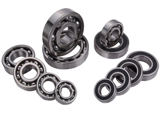 High Precision Open Type Deep Groove Ball Bearing for Machinery , 17x40x12mm