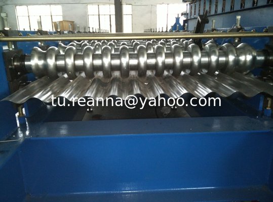 760 988 Corrugated Roof Roll Forming Machine Metal Roofing Profiling Equipment