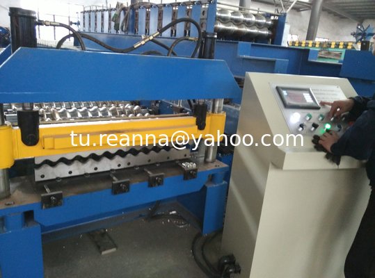 High quality corrugated sheet rolling machine roof sheet roll forming machine,