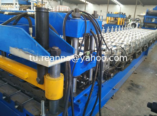 28-207-828 Roof Tile Roll Forming Machine Metal Sheet Panel Roll Former Steel Profiling Equipment