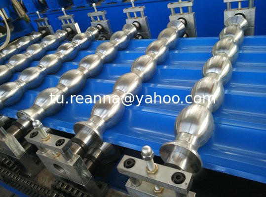 28-207-828 Roof Tile Roll Forming Machine Metal Sheet Panel Roll Former Steel Profiling Equipment