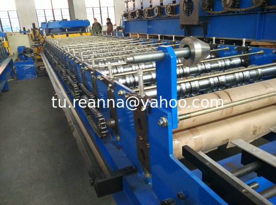 27-190-950 Roof Tile Roll Forming Machine Metal Sheet Panel Roll Former Steel Profiling Equipment