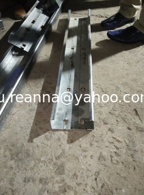 C Purlin Roll Forming Machine C Type Punching Hole Roll Forming Line Metal C Shape Steel Profile Machine