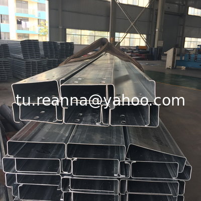 CZ  Purlin Roll Forming Machine  Punching Hole Roll Forming Line Metal C Shape Steel Profile Machines