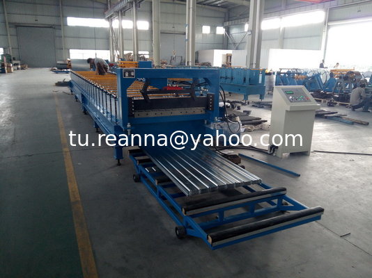 Trapezoidal Sheet Steel Roof Panel Roll Forming Machine