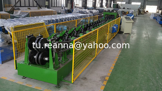 2 in 1 Exchange Type Roll Forming Machine Pre Punching and Cutting C Z Purlin Forming Machine