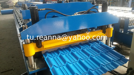Aluminium Roofing Tile Roll Forming Machine corrugated sheet forming machine glazed tile roll forming machine