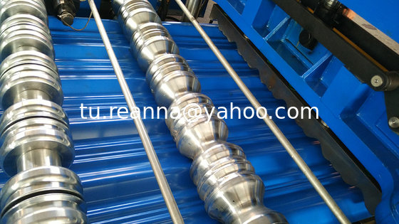 Aluminium Roofing Tile Roll Forming Machine roof sheet making machine steel roof tile forming machine