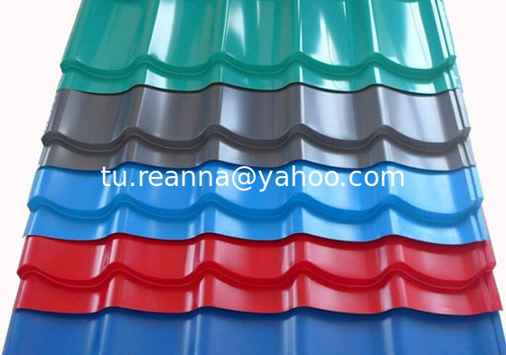 Steel Tile Profile (YX-970) PPGI Steel Galvanized Sheet Metal Roofing Panels