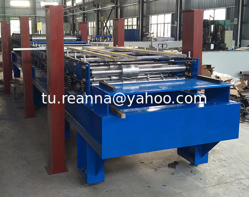 Two Layers PPGI Roof Panel Galvanized Wall Floor Sheets Making Machine Double Layer Roll Forming Machine