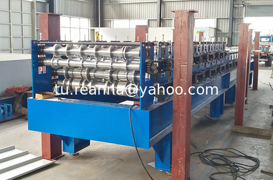 Two Layers PPGI Roof Panel Galvanized Wall Floor Sheets Making Machine Double Layer Roll Forming Machine