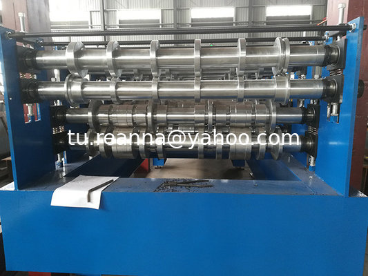 Two Layers PPGI Roof Panel Galvanized Wall Floor Sheets Making Machine Double Layer Roll Forming Machine