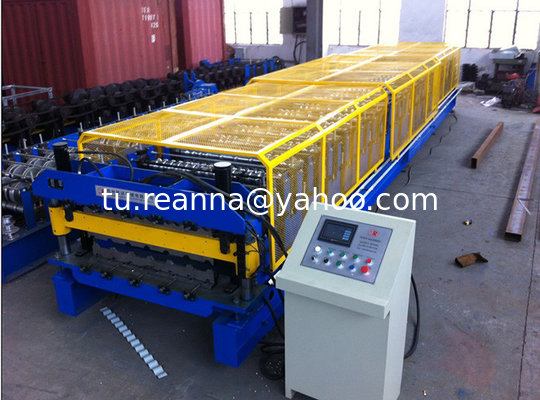 Two Layers PPGI Roof Panel Galvanized Wall Floor Sheets Making Machine Double Layer Roll Forming Machine