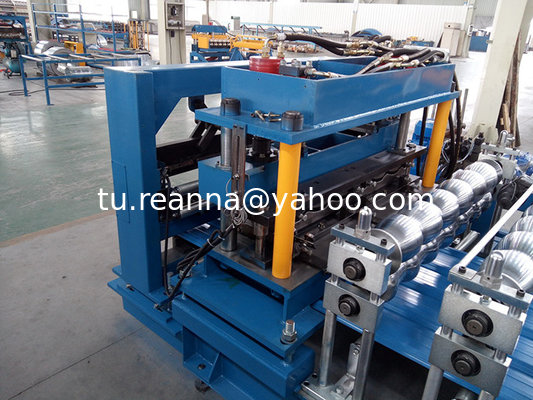 Economic Type PPGI Steel Tile and Trapezoidal Sheet Double Layer Forming Dual Level Roll Forming Machine
