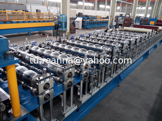 Economic Type PPGI Steel Tile and Trapezoidal Sheet Double Layer Forming Dual Level Roll Forming Machine