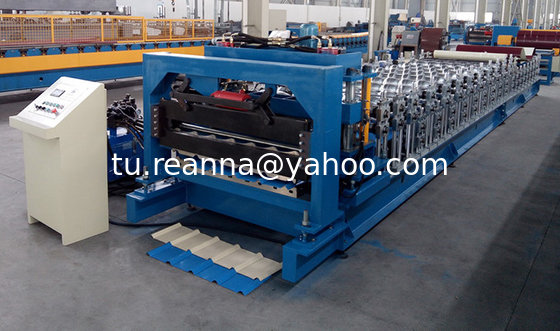 Economic Type PPGI Steel Tile and Trapezoidal Sheet Double Layer Forming Dual Level Roll Forming Machine