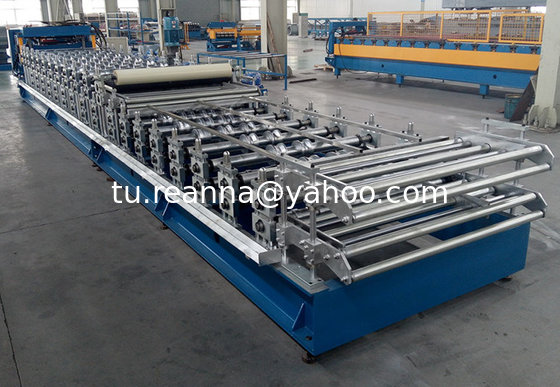 Economic Type PPGI Steel Tile and Trapezoidal Sheet Double Layer Forming Dual Level Roll Forming Machine
