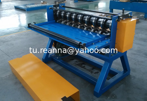 Simple and Smallest Steel Sheet Slitting Machine For 0.3mm -1.0mm Metal Sheet Slittor Shutter Door Roll Forming Machine