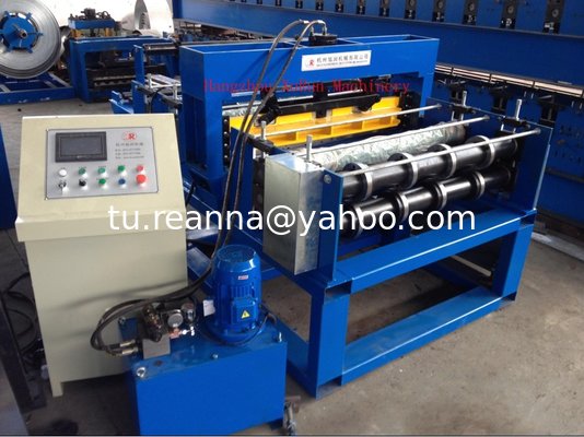 Simple Slitting and Cutting to Length Machine Double Layer C Z Purlin Roof Wall Panel Roll Forming Machine