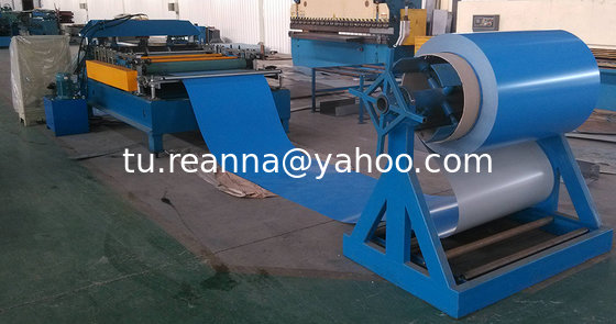 Simple Slitting and Cutting to Length Machine Double Layer C Z Purlin Roof Wall Panel Roll Forming Machine