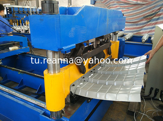 Automatic Type Metal Trapezoidal Type Roof Sheet Crimped-Curved Machine for Roll Forming Machine
