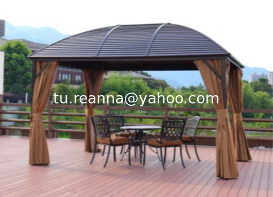 Alum Metal Roof Gazebo Outdoor Pavilion Garden Gazebo Metal Roof Panels Steel Sheet for Pavilion