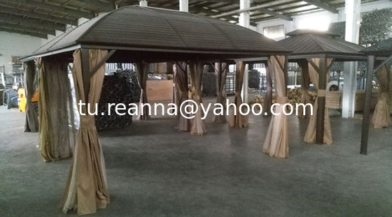 Alum Metal Roof Gazebo Outdoor Pavilion Garden Gazebo Metal Roof Panels Steel Sheet for Pavilion