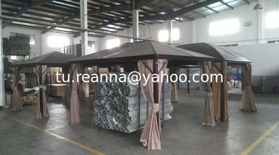 Alum Metal Roof Gazebo Outdoor Pavilion Garden Gazebo Metal Roof Panels Steel Sheet for Pavilion