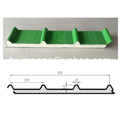 Polyurethane(PU) Steel Sheet Roof Panel Sandwich Panel Exterior Wall  PU Sandwich Panel