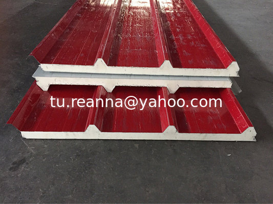 Good Price Insulated Panels Exterior Wall and Roof White PPGI 950# Polyurethane PU Sandwich Panel
