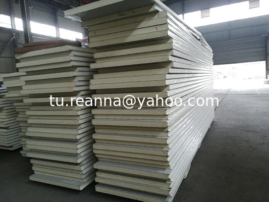 Good Price Insulated Panels Exterior Wall and Roof PPGI Steel 950# Polyurethane PU Sandwich Panel