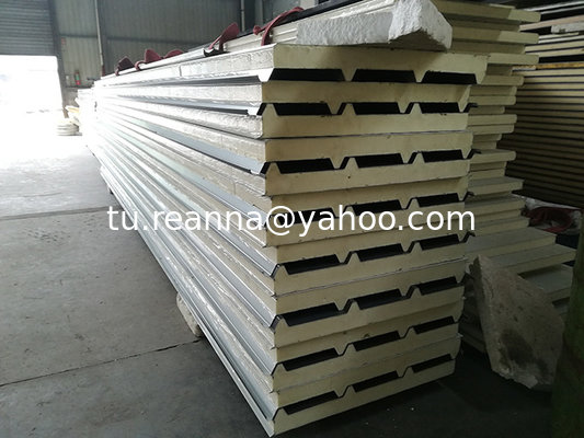 Good Price Insulated Panels Exterior Wall and Roof PPGI Steel 950# Polyurethane PU Sandwich Panel