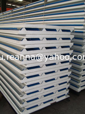 Good Price Waterproof Exterior Wall and Roof  PPGI Steel 970# EPS Sandwich Panel Polystyrene Sandwich Panel