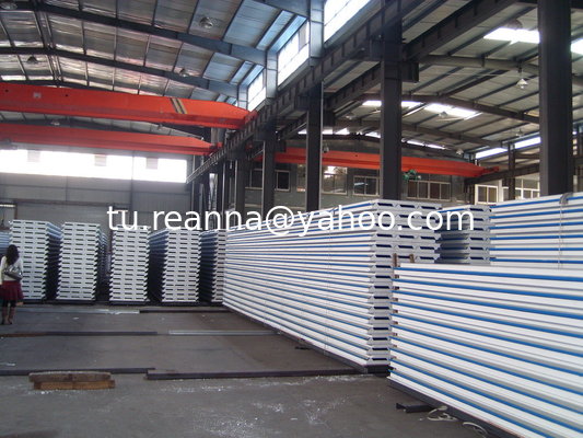 Good Price Waterproof Exterior Wall and Roof  PPGI Steel 970# EPS Sandwich Panel Polystyrene Sandwich Panel