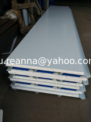 Polystyrene Sandwich Panel Waterproof Exterior Wall and Roof  PPGI Steel EPS Sandwich Panel