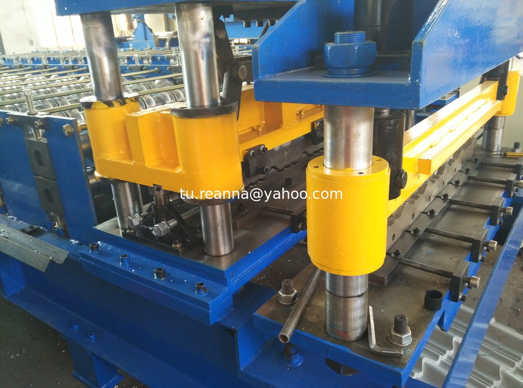 27-190-950 Roof Tile Roll Forming Machine Metal Sheet Panel Roll Former Steel Profiling Equipment