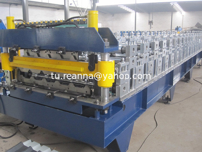 Double Layer Ibr Trapezoidal Metal Aluminum Roofing Roll Forming Machine Dual Level Roll Forming Machine