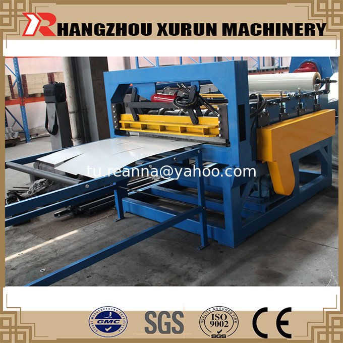Simple Slitting and Cutting to Length Machine Double Layer C Z Purlin Roof Wall Panel Roll Forming Machine